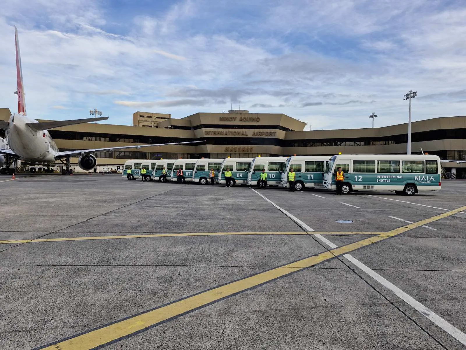 NNIC expands NAIA’s Inter-Terminal shuttle fleet with eight new buses